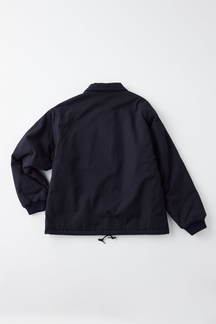 GL15367 / WOOL GABARDINE PADDING COACH JACKET – gold